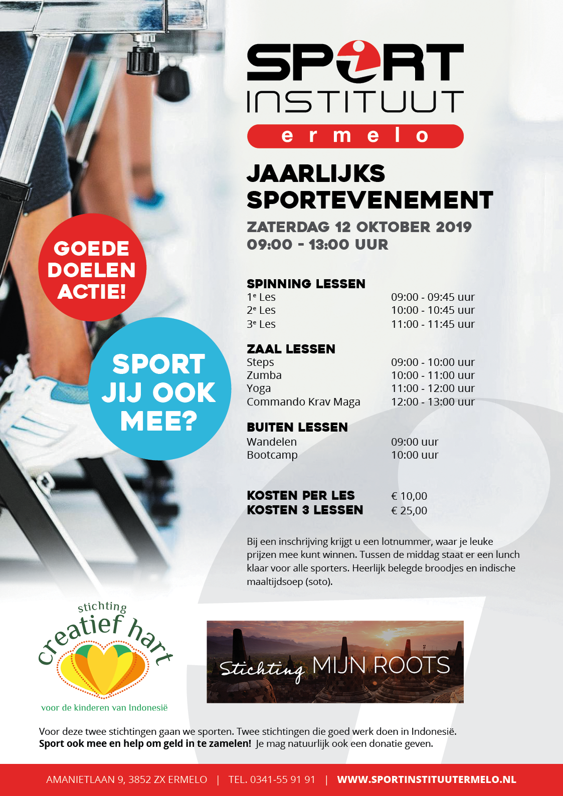 Sporten voor het goede doel - Sportinstituut Ermelo